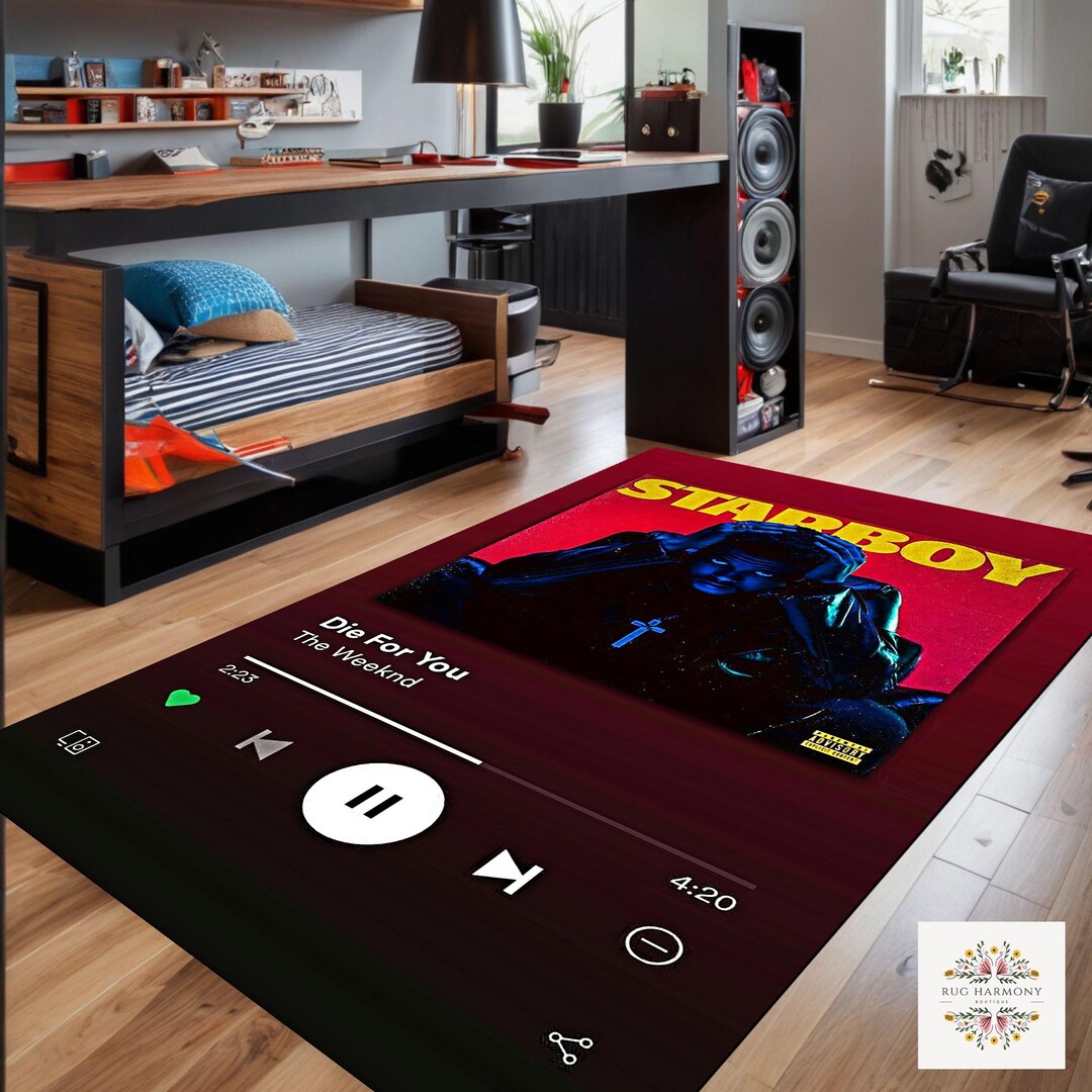 The Weeknd Album Rug, Personalized Rug, Cover Rug, Area Rugs,album ...
