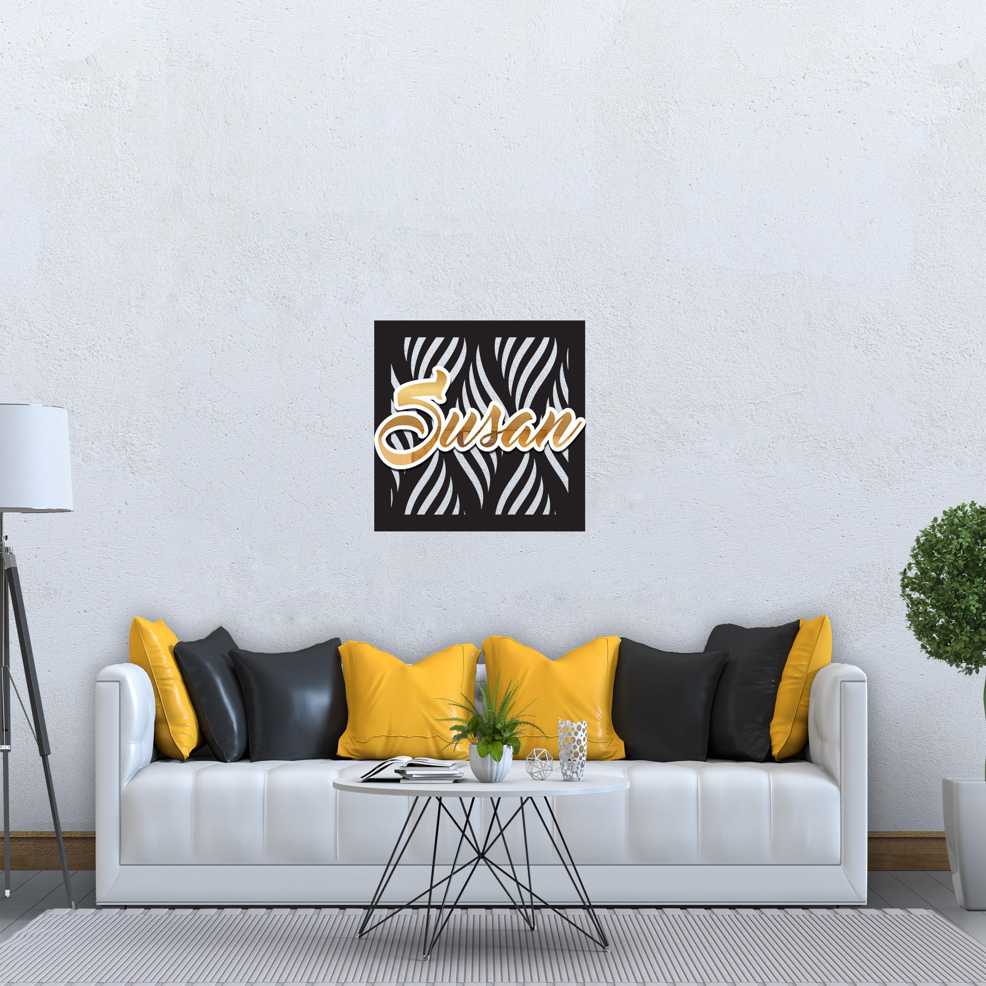 Geometric Patterned MDF Wall Panel | Unique Home Decor Artwork | Modern ...