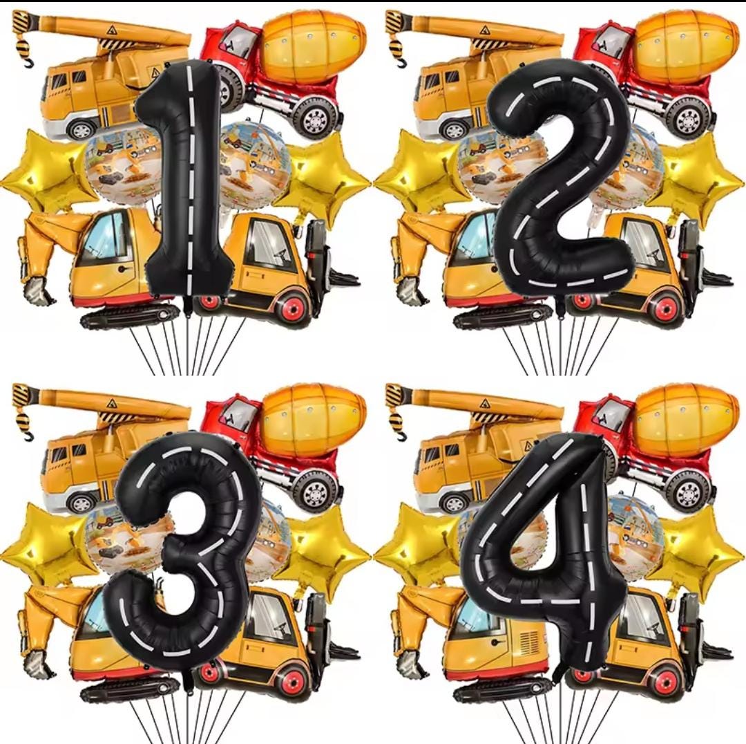 Engineering Theme Birthday Party Balloon Set 9pcs. - Etsy