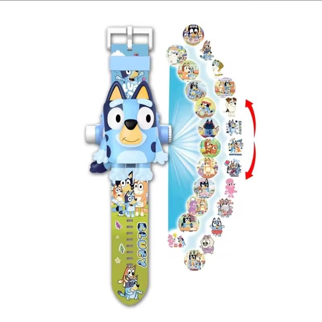 Children Bluey Characters Projector Wrist Watches - Etsy