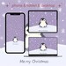 Cute Penguin Wallpaper, 2024 Christmas Wallpaper for iPhone Ipad ...