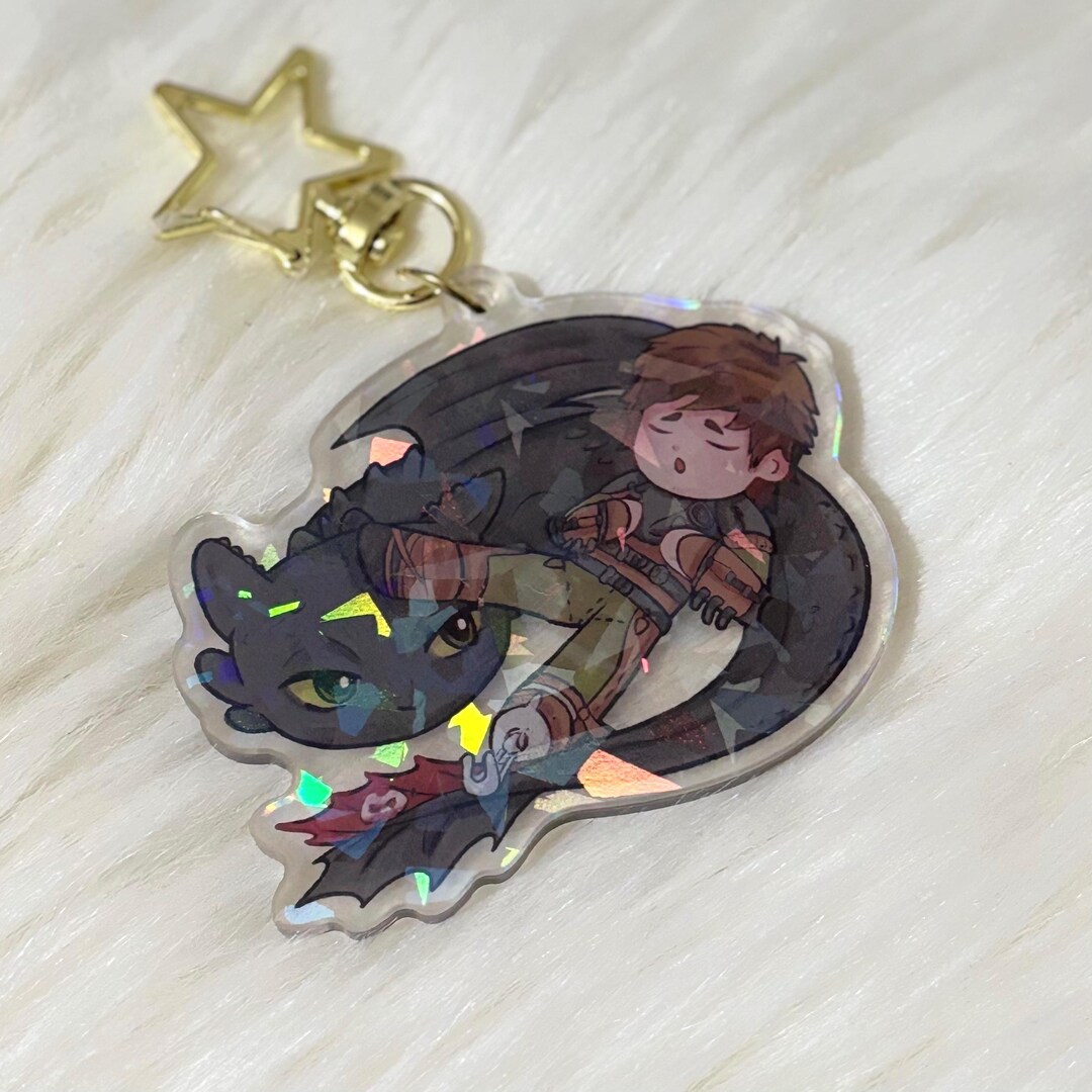 Hiccup & Toothless - How to Train Your Dragon | Keychain - Etsy