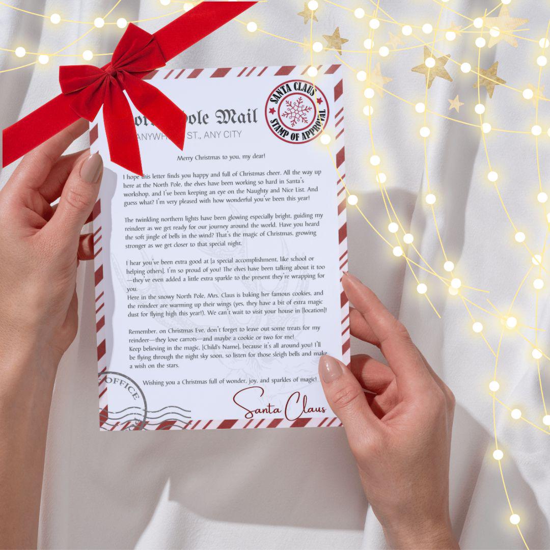 EDITABLE Official Letter From Santa Claus Official Mail Letter From the ...