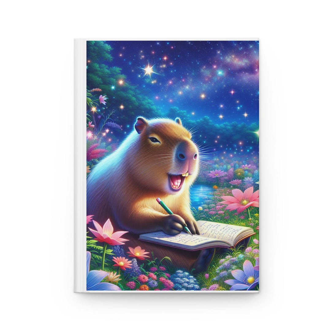 Cute Capybara Journal / Write Your Thoughts / Journal / Daily Writings ...