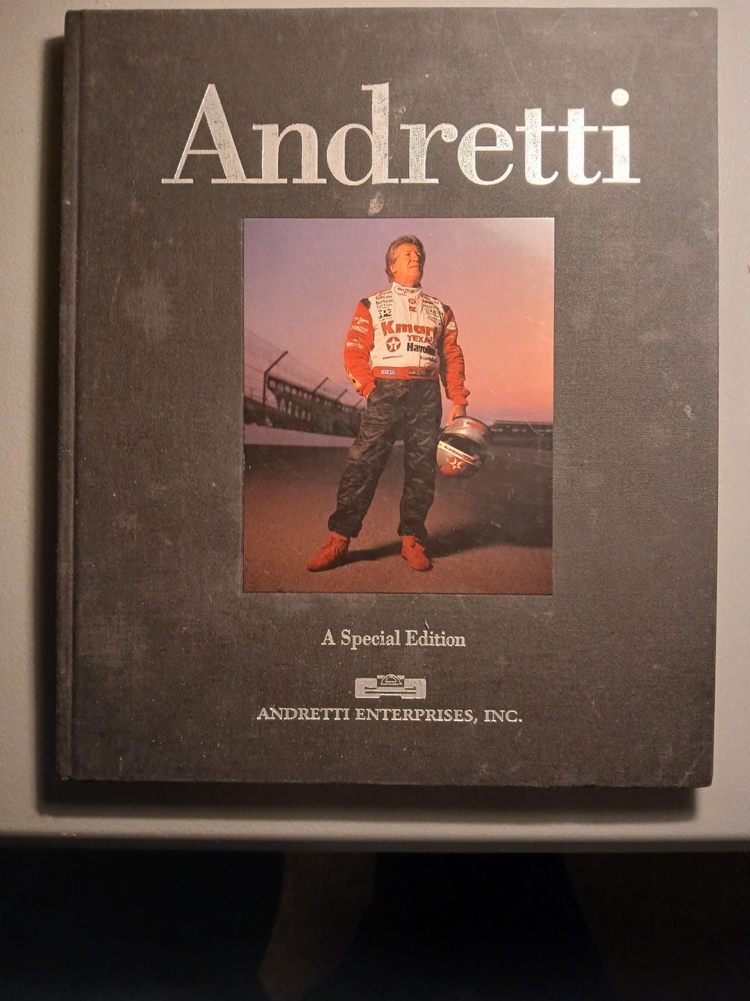 Mario Andretti Signed Limited Edition Rare Book - Etsy