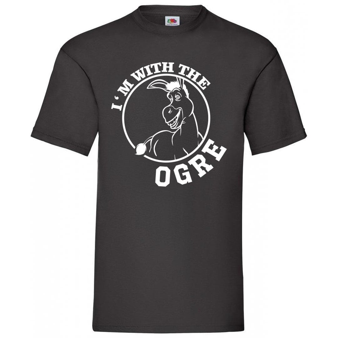 I'm With the Ogre Shrek Inspired Men's T-shirt, Cool Casual/college ...