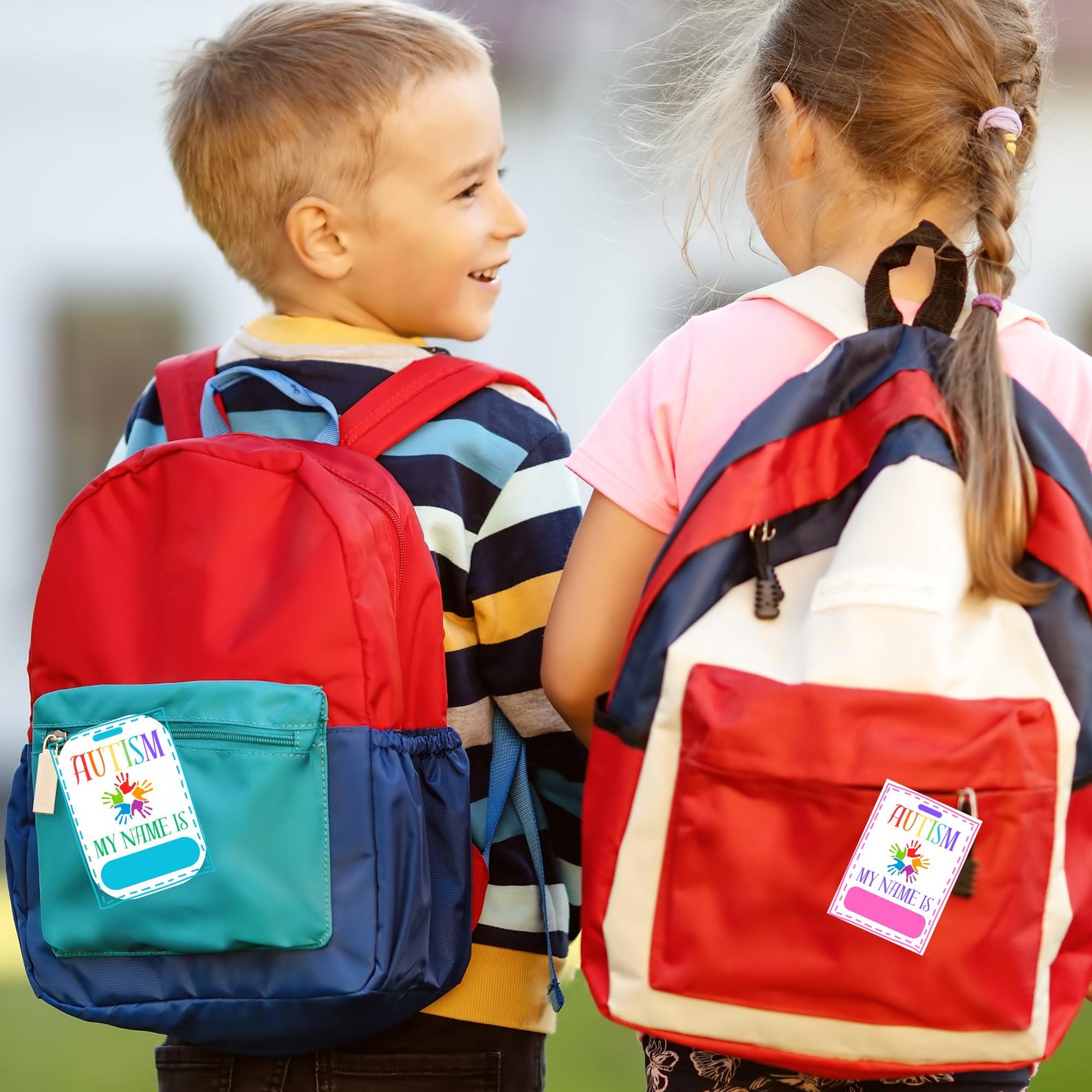 Autism Alert Tag, Special Needs, Printable, Emergency ID, Safety Info ...