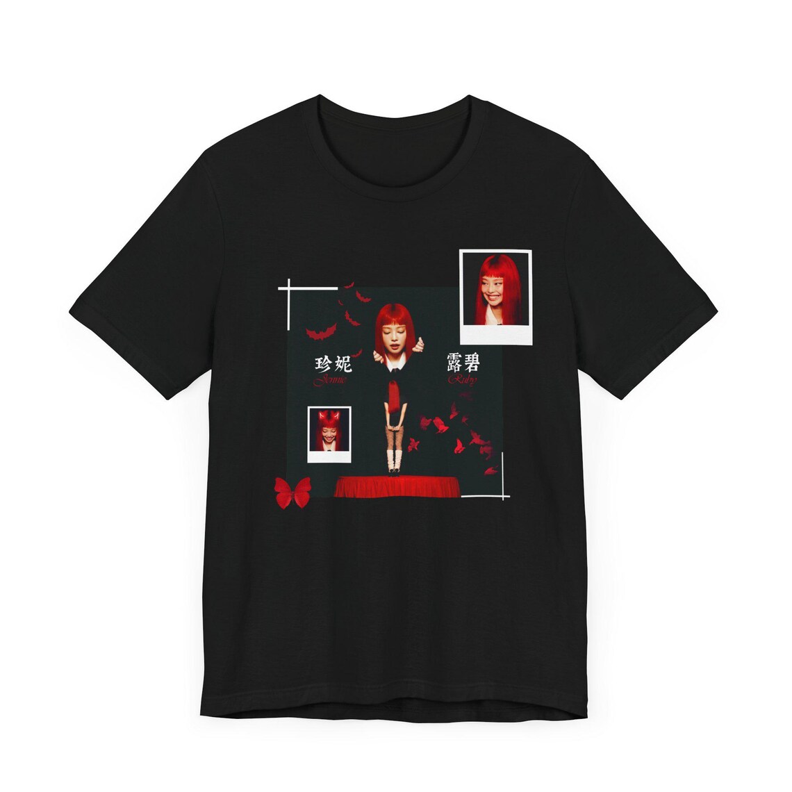 Kpop Album Merch Unisex Tee, Jennie Ruby Design, Music Lover Shirt, Fan ...