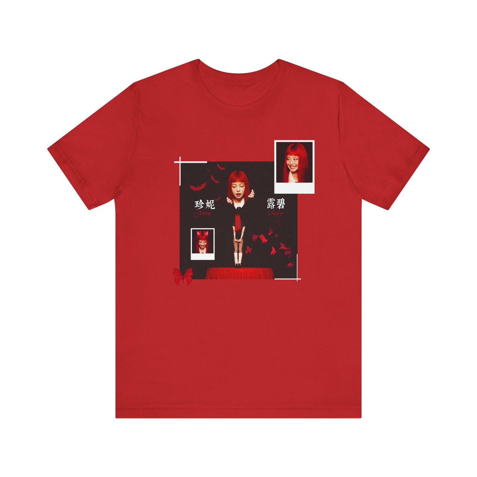 Kpop Album Merch Unisex Tee, Jennie Ruby Design, Music Lover Shirt, Fan ...