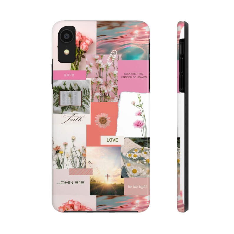 Bible Verse Quote Collage Christian Phone Case Faith God Religious ...