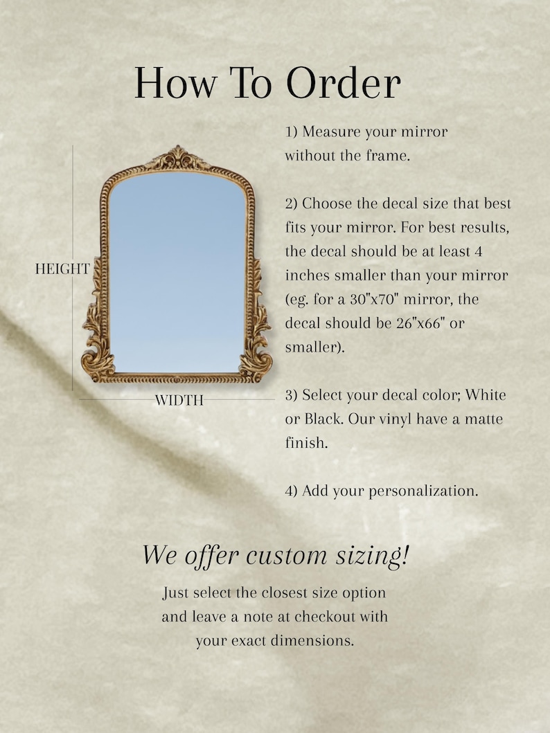 Custom Selfie Mirror Welcome Wedding Decal, Wedding Mirror Decal Selfie ...