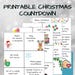 Printable Advent Activity Calendar for Families - Etsy