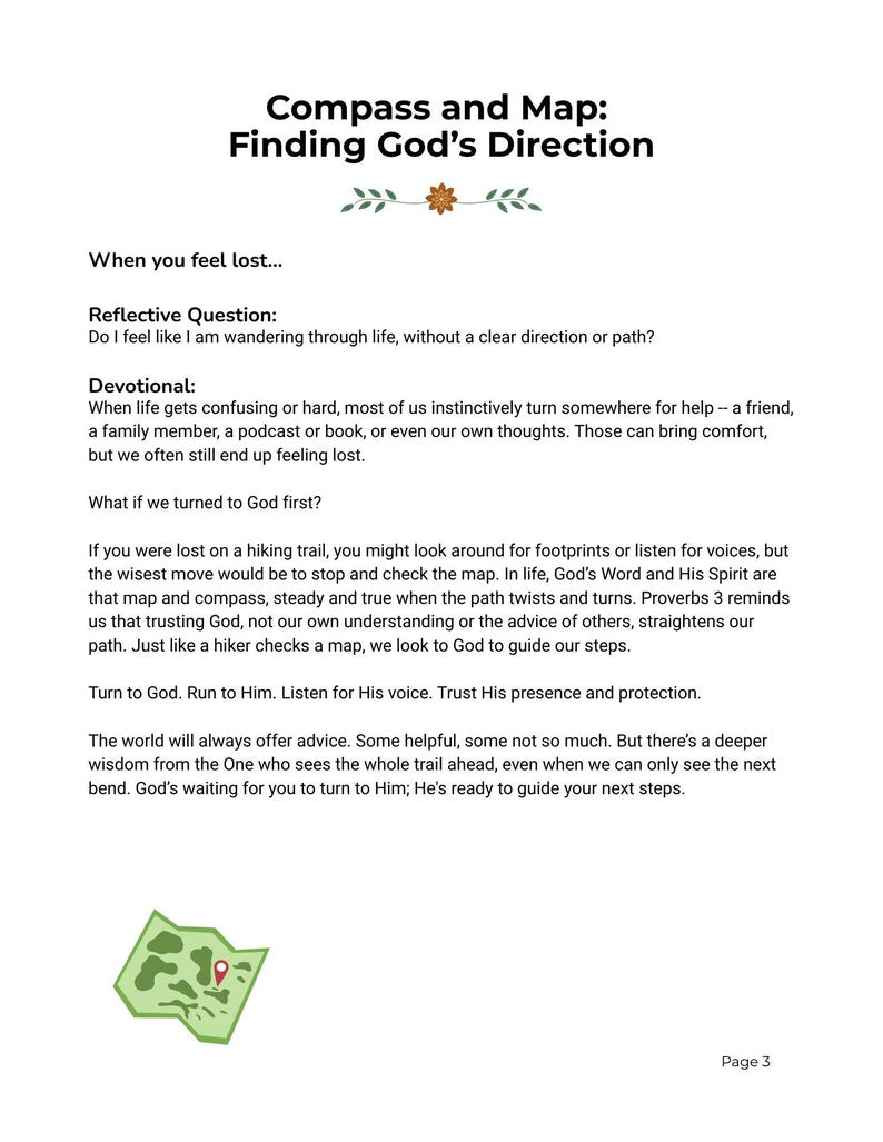 Nature & Hiking Devotional Printable PDF – 10 Faith Reflections ...