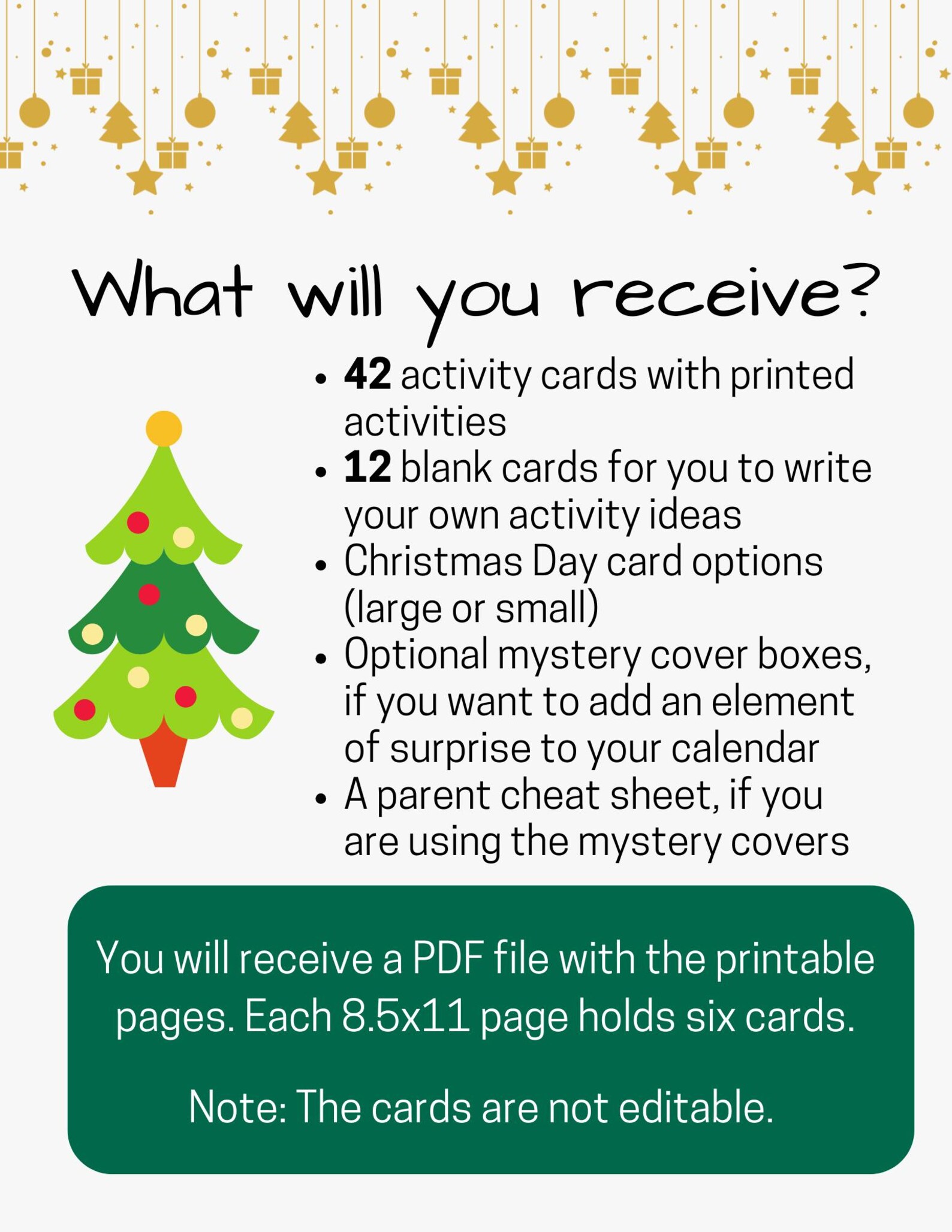 Printable Advent Activity Calendar for Families - Etsy