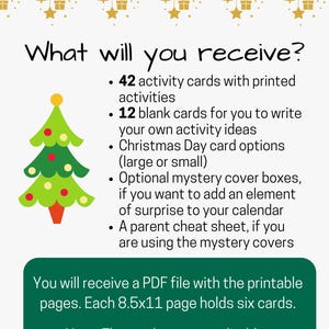 Printable Advent Activity Calendar for Families - Etsy