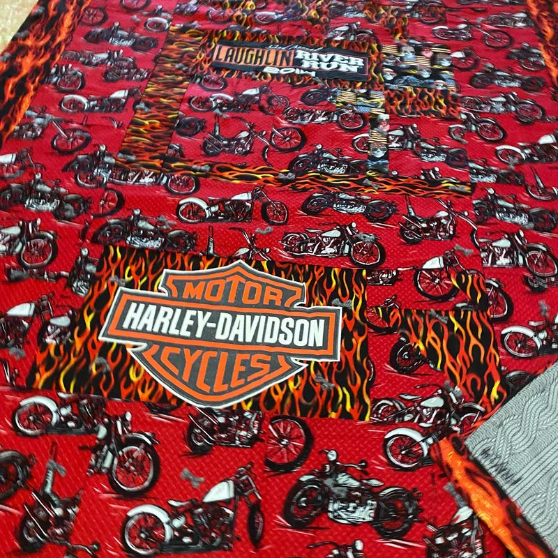Harley Davidson Fabric - Etsy