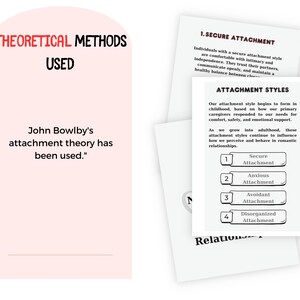 Attachment Styles in Romantic Relationships Worksheet, Couples ...