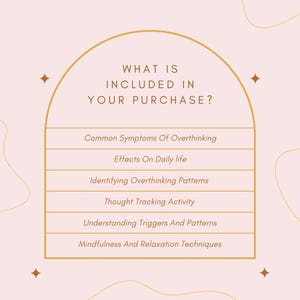 Coping With Overthinking Worksheet, Anxiety Relief, Therapy Worksheets ...