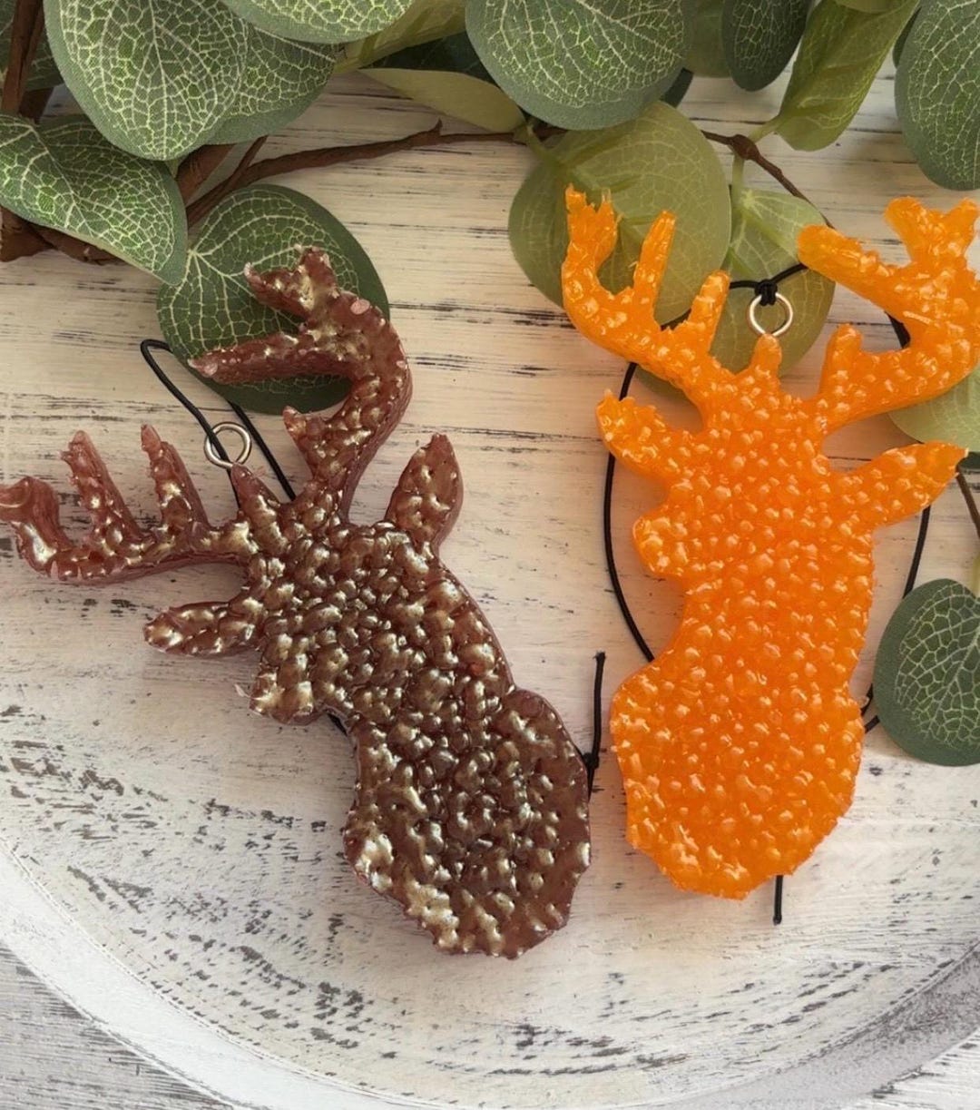 Buck Deer Head Car Freshie | Custom Colors & Scents | Hunters | for Him ...