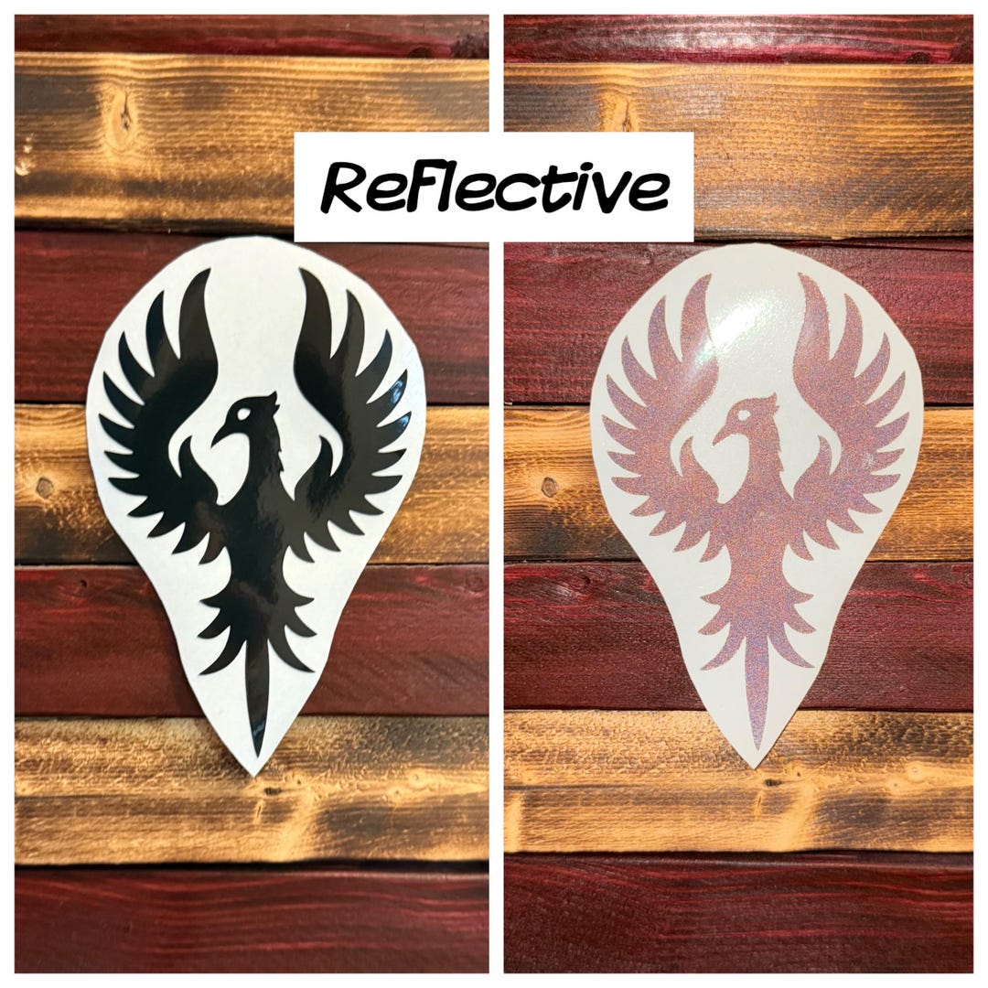 REFLECTIVE Phoenix Bird Greek Mythology Decal Sticker for Car Window ...