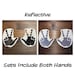 REFLECTIVE Hang Loose Hand Decal Sticker Wavefor Car Mirror Window ...