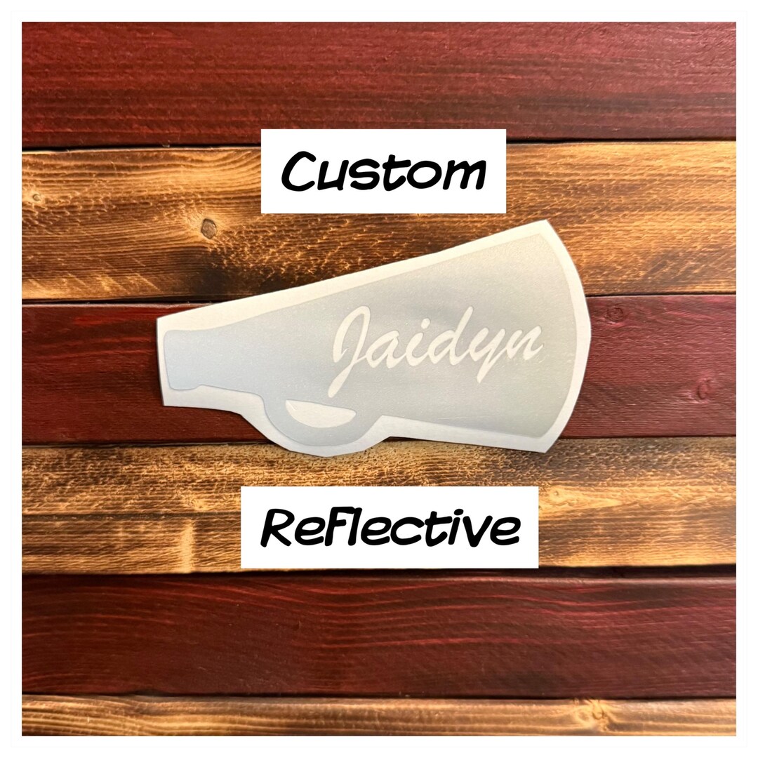 REFLECTIVE Cheer Megaphone Decal, Custom Sticker - Etsy