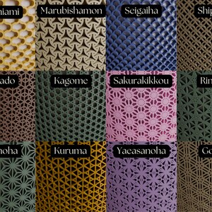 Enchuu 4 Inch Planter Pot 3-piece Set, Modern 3D Printed Contemporary ...