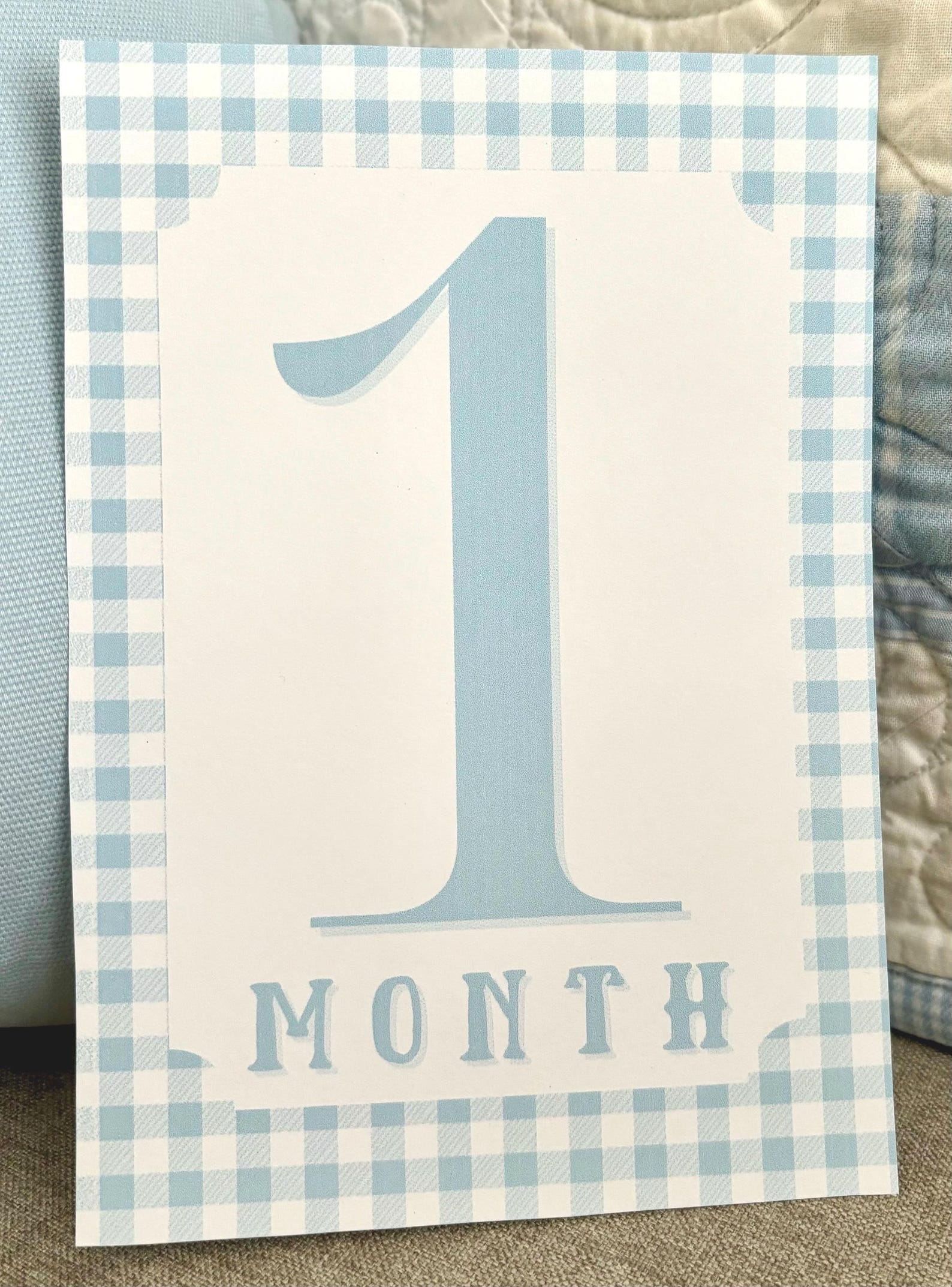Baby Boy Monthly Milestone Signs, Set of 12, Milestone Cards, Download ...
