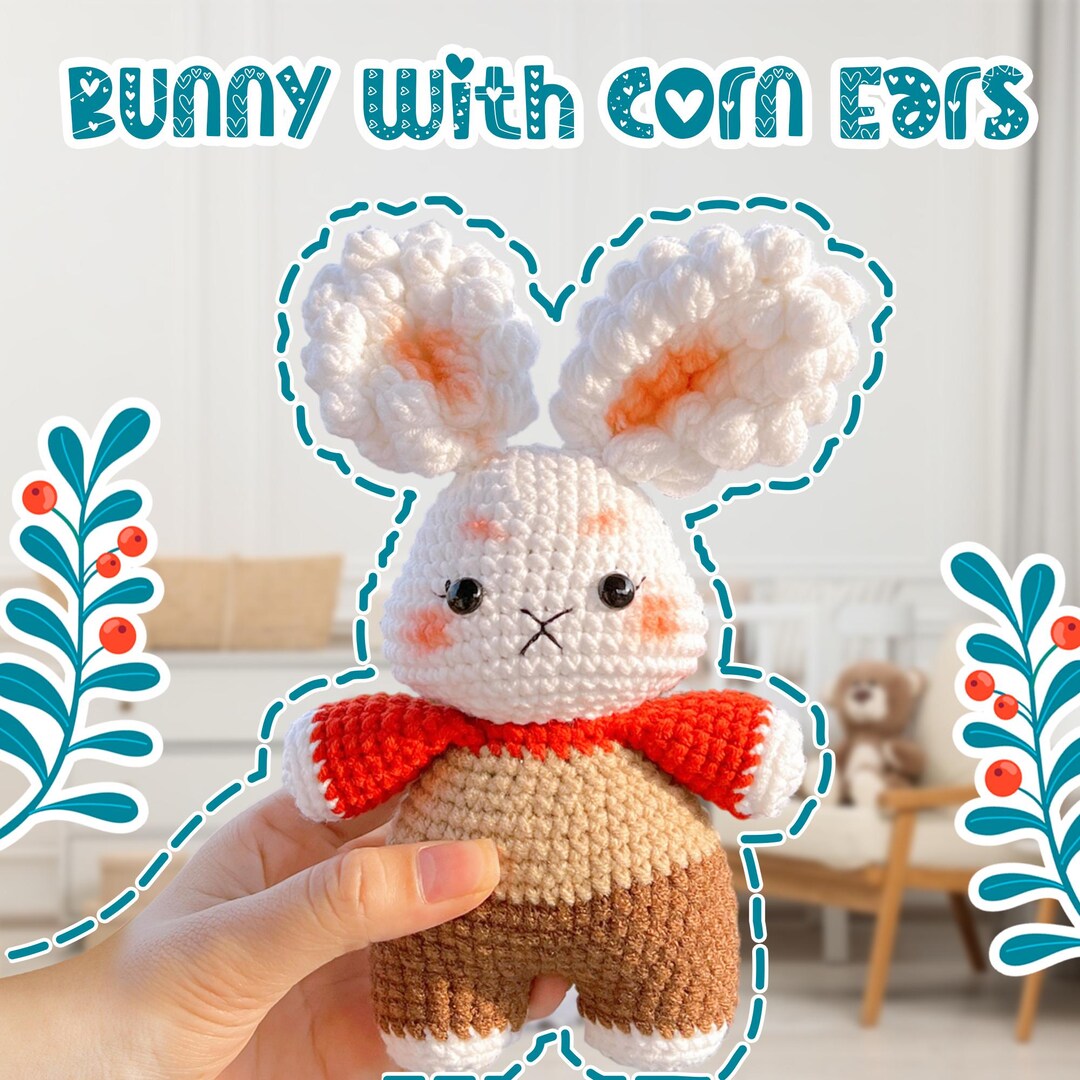 Bunny Crochet Pattern, Crochet Pattern Baby Bunny, Amigurumi Plush Toys Tutorial Bunny, Crochet ...