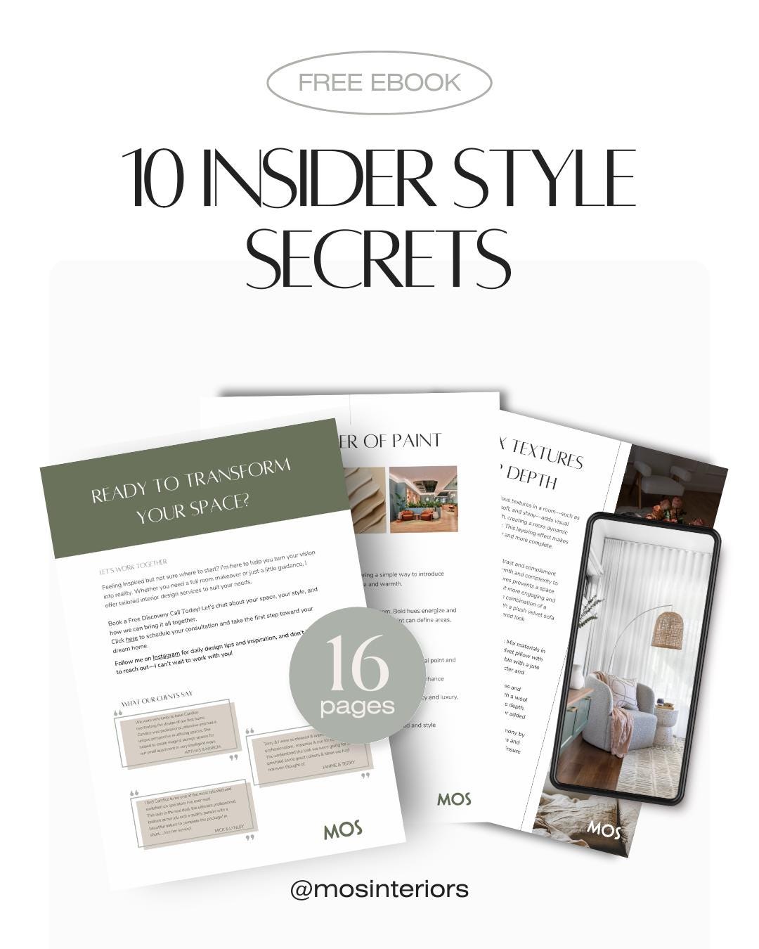 TOP 10 Insider Interior Style Tips - E-book Guide for Interior Styling ...