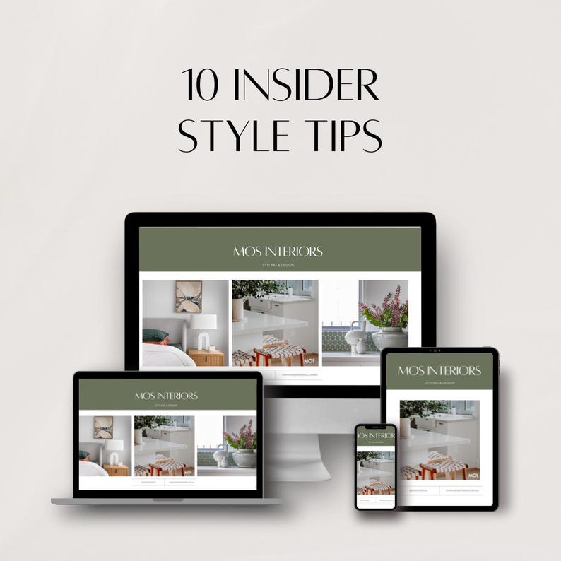 TOP 10 Insider Interior Style Tips - E-book Guide for Interior Styling ...