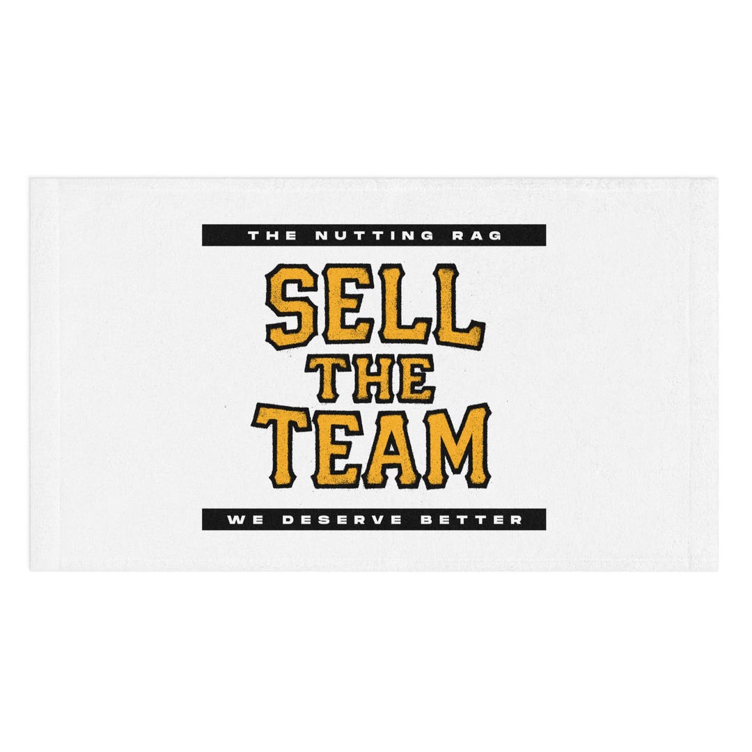 The Nutting Rag | Pittsburgh Baseball Protest Fan Towel - Etsy