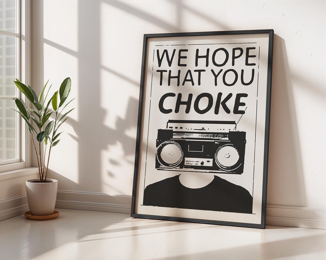 Radiohead Poster, Iconic Music Rock Band, Radiohead Print, Music Wall ...