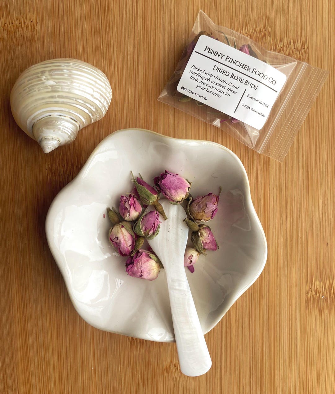 Dried Rose Buds - Hermit Crab Food - Etsy