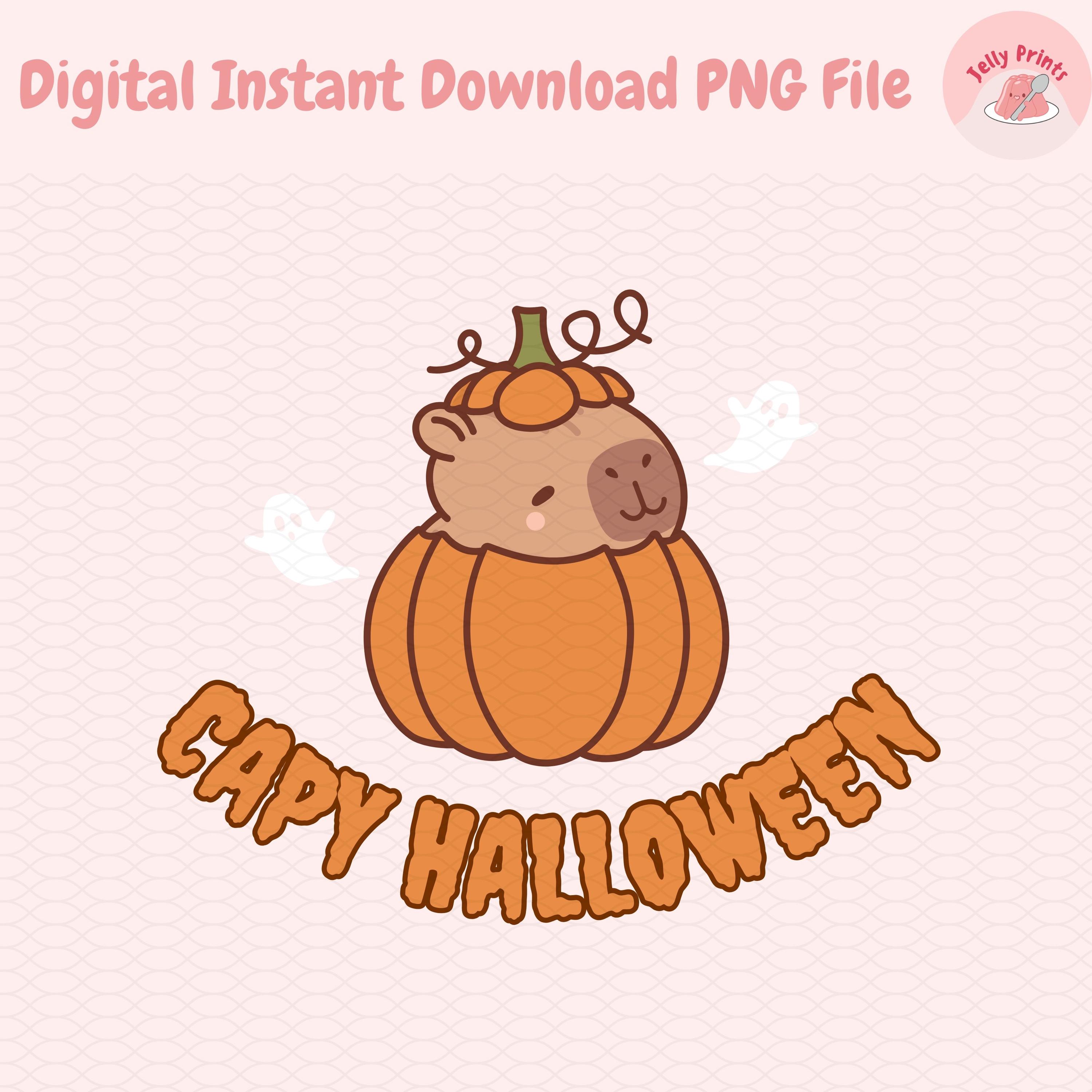 Capy Halloween PNG Download, Capybara Clipart, Capybara Halloween PNG ...