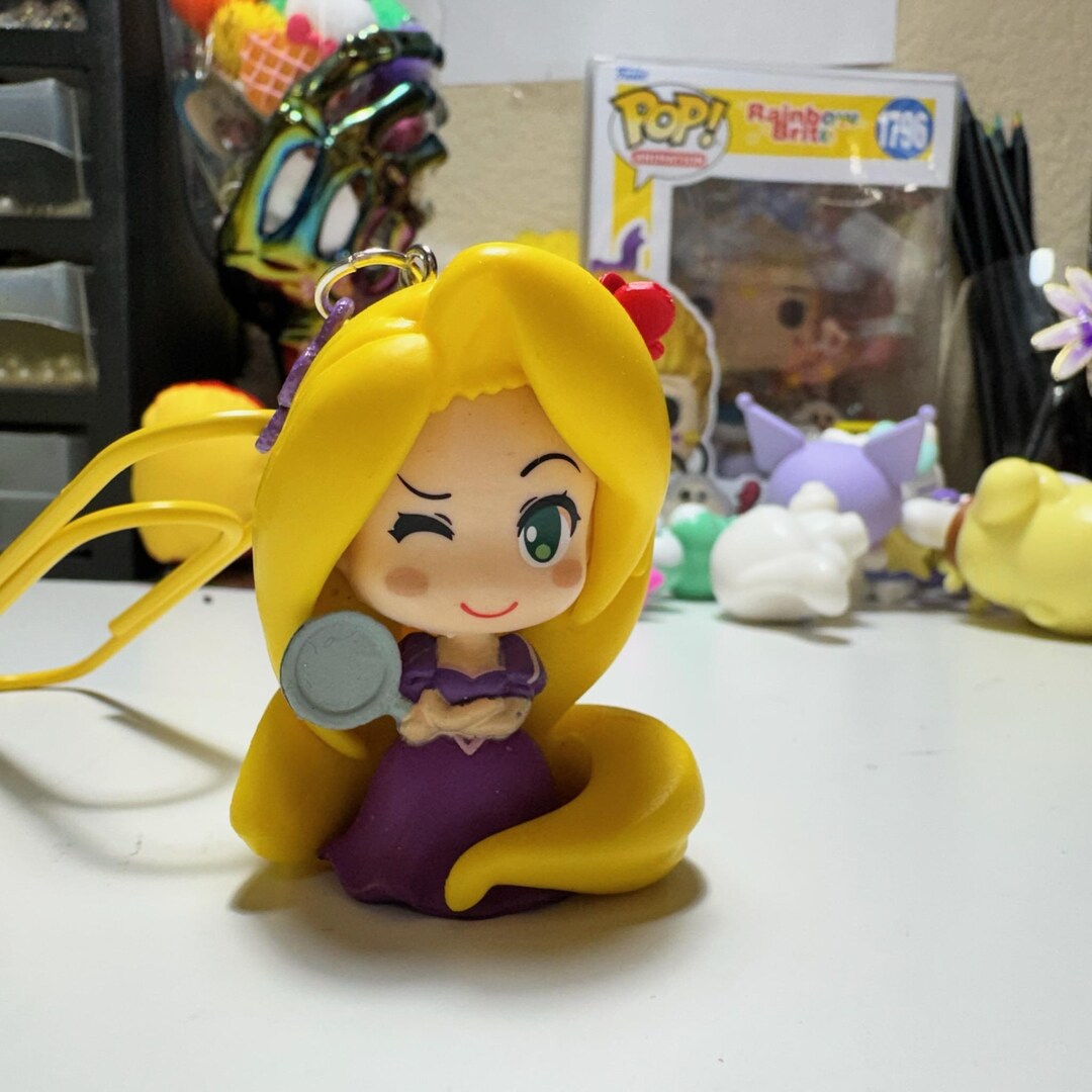 Altered Rapunzel Tangled Junk Journal Charm on Giant Paperclip - Etsy