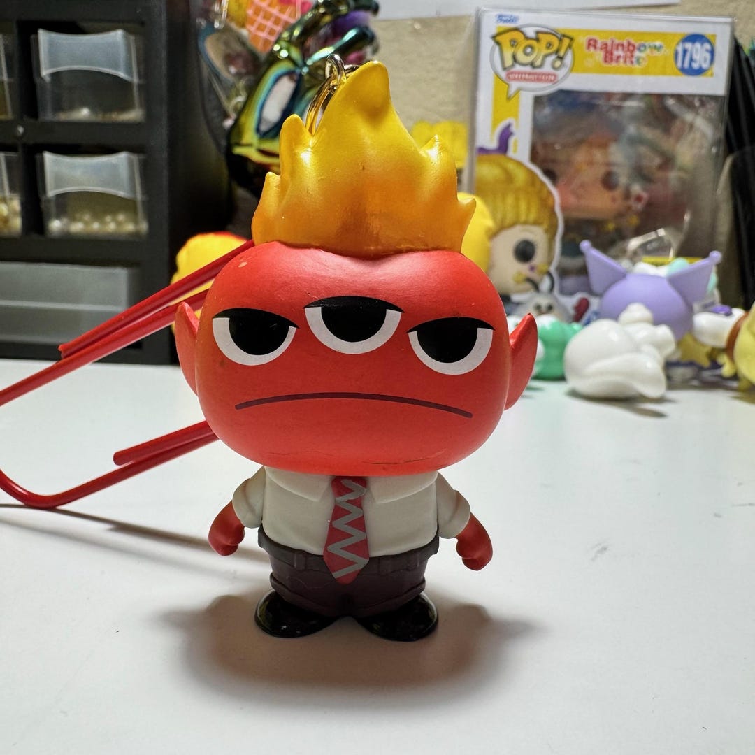 Altered Funo Toy Story Alien Junk Journal Charm on Giant Paperclip - Etsy