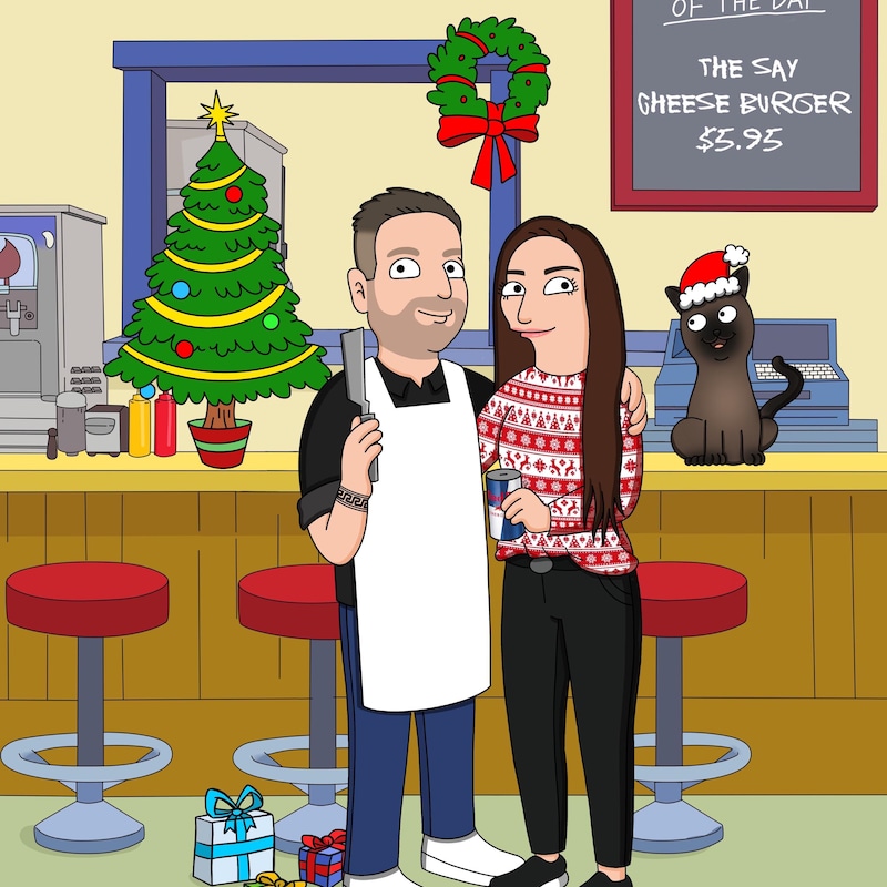 Custom Bobs Burgers Portrait - Etsy