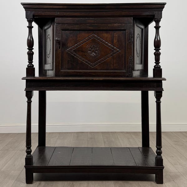 Georgian Oak Cupboard - Etsy UK