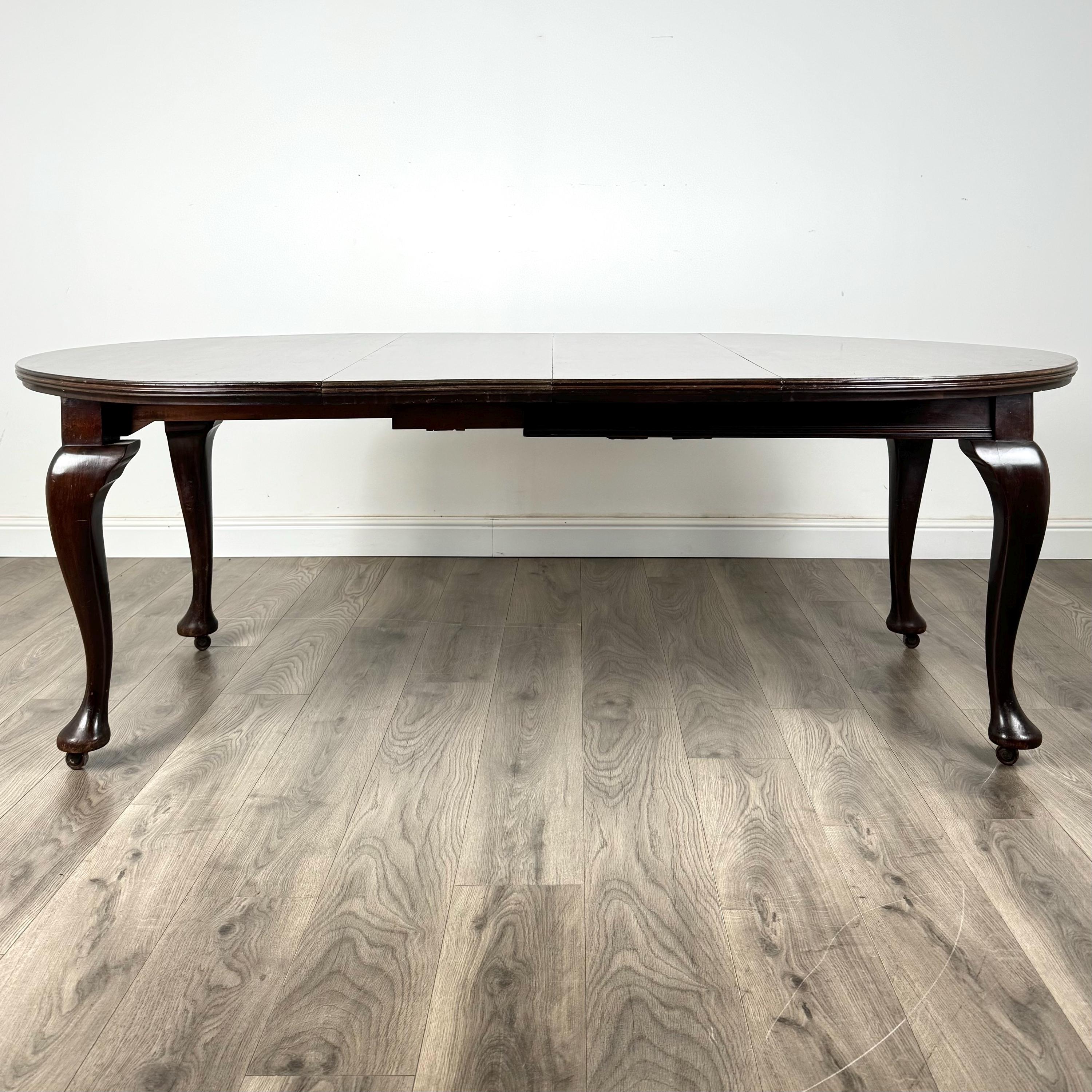 Antique 20th Century Queen Anne Style Dining Table REF AF-3419 - Etsy UK