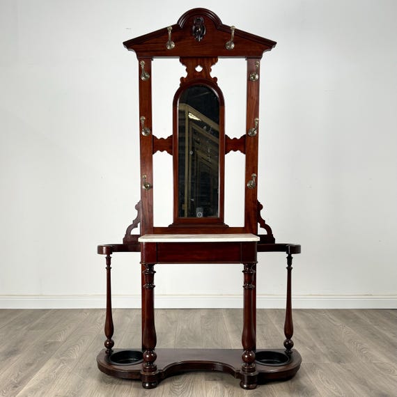 Mahogany hall stand store