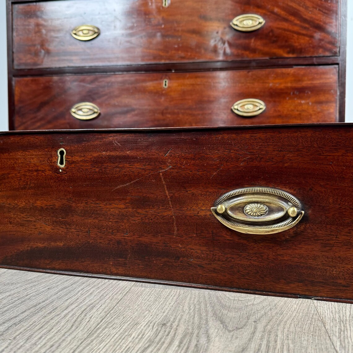 Antique 18th Century Chest on Chest in Mahogany ( REF AF-3331 ) - Etsy UK