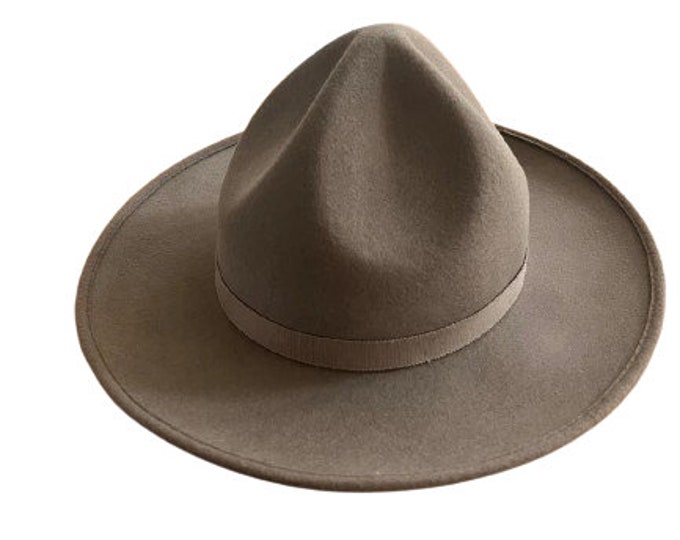Vintage Italian Wool Mondi Campaign Hat - Etsy