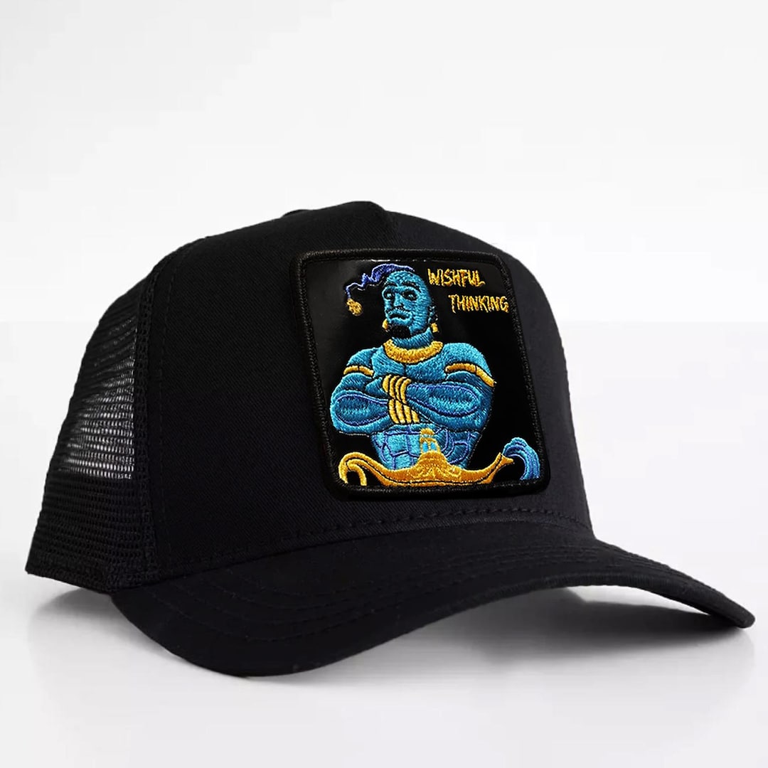 Genie wishful Thinking Trucker / Snapback Embroidery Hat / Cap Clothing ...