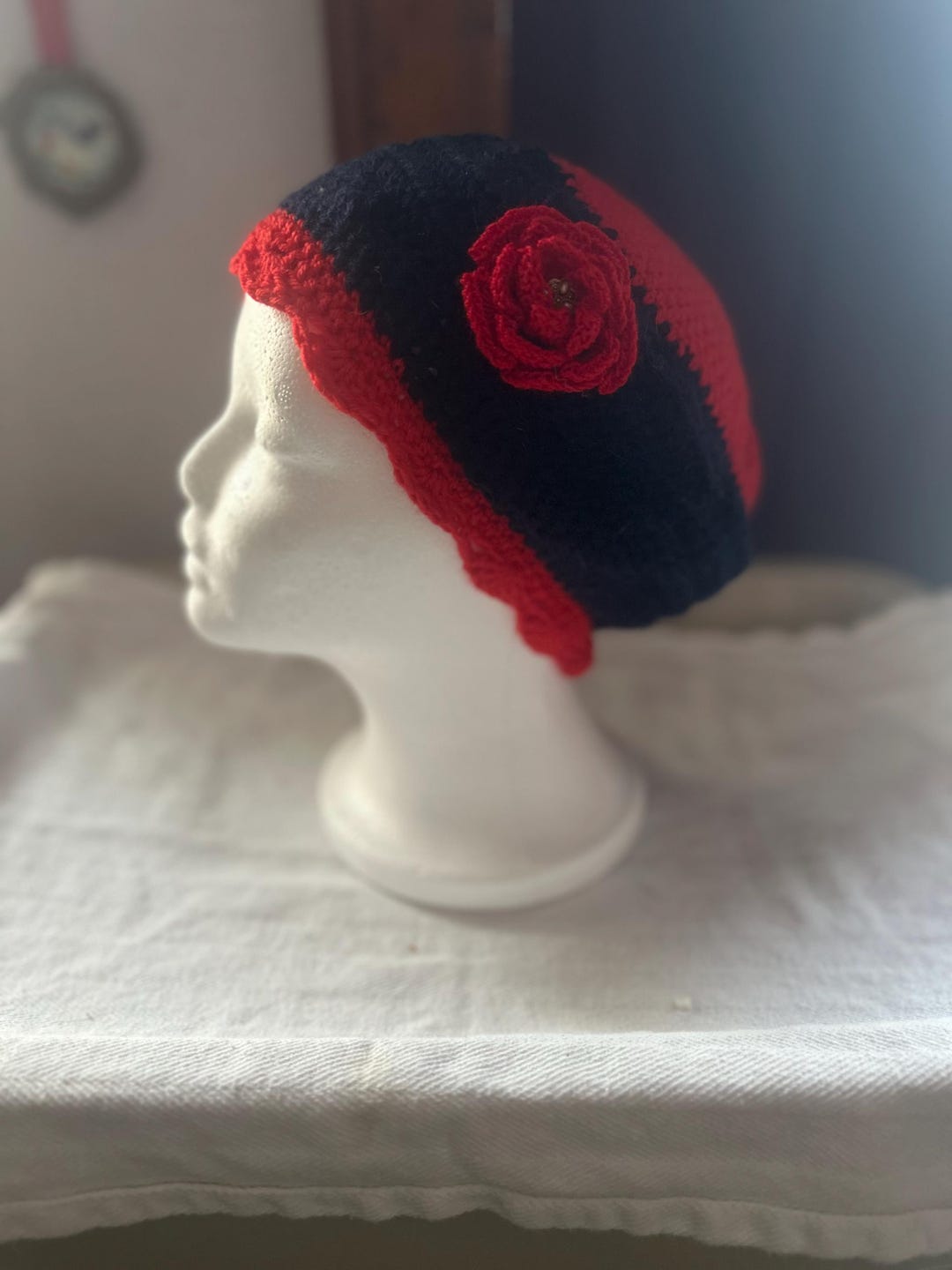 Crocheted Winter Hats With Embellishments - Etsy