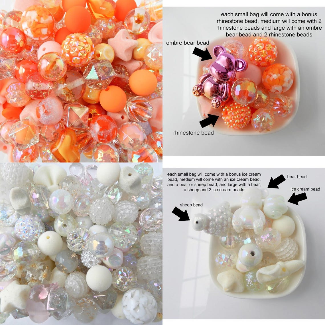 Beading Supplies Mixed Beads • Mega Mix for Jewelry and Crafts ...