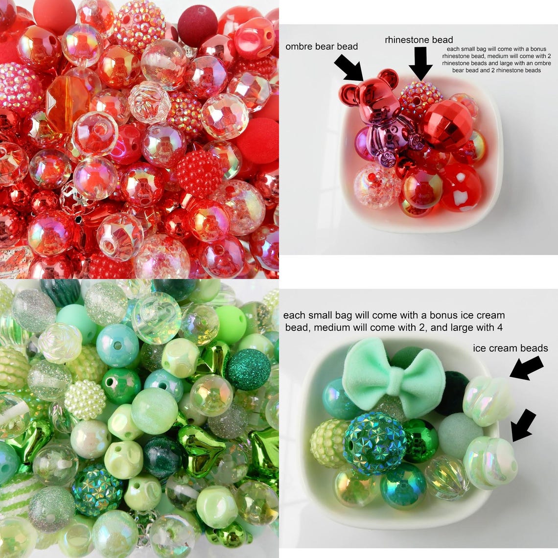 Beading Supplies Mixed Beads • Mega Mix for Jewelry and Crafts ...