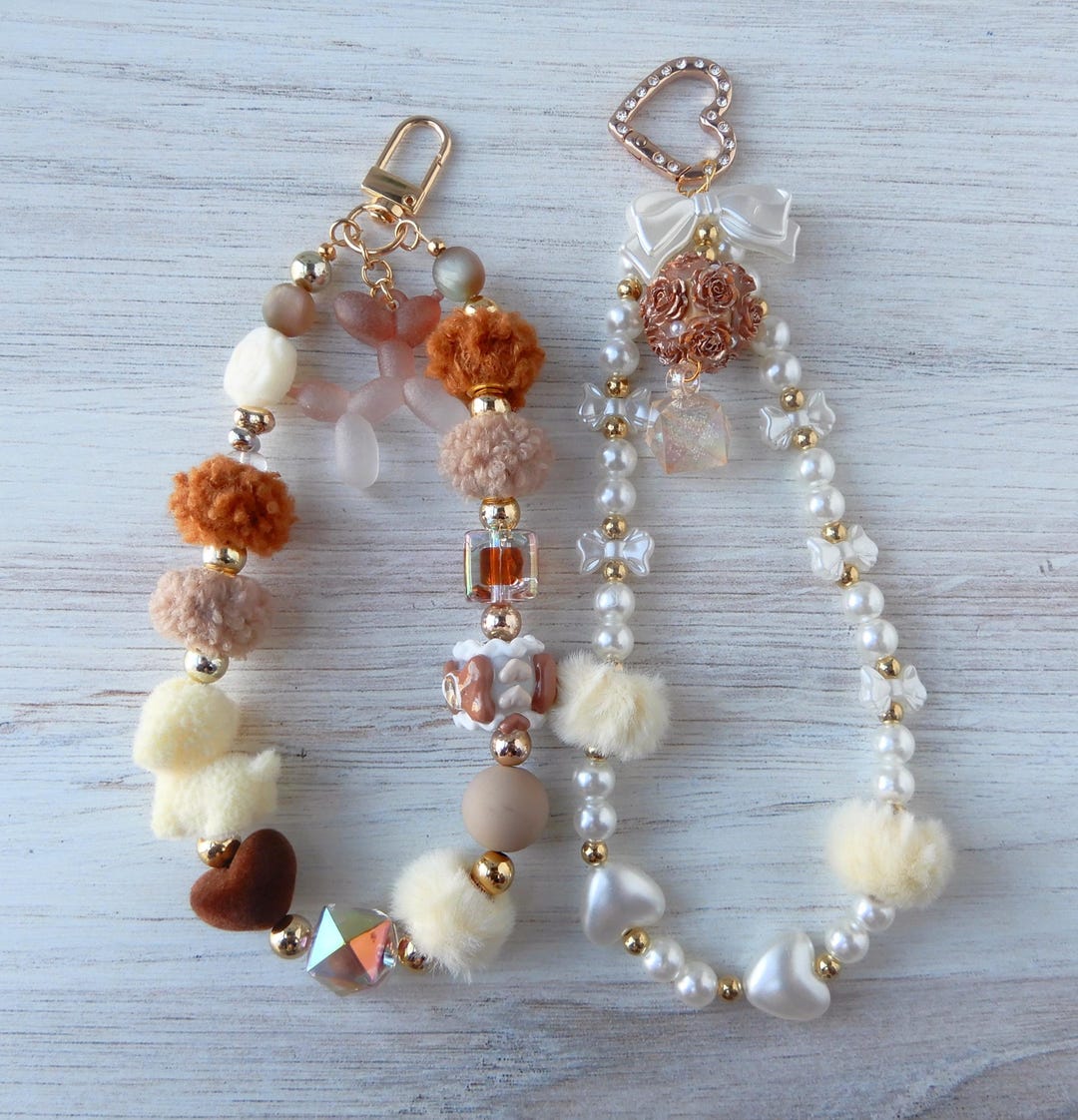 Cell Phone Case Lanyard Wrist Strap • Handmade Phone Chain • Cute Phone ...