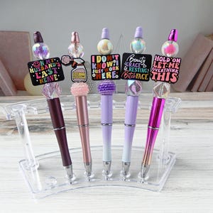 Funny Beaded Pens • Sarcastic Quote Pens • Adult Humor Pens • Pens for ...
