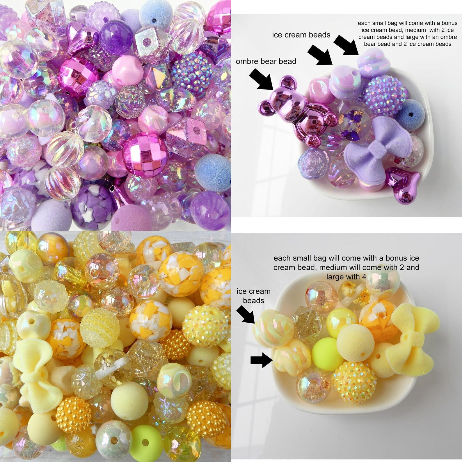 Beading Supplies Mixed Beads • Mega Mix for Jewelry and Crafts ...